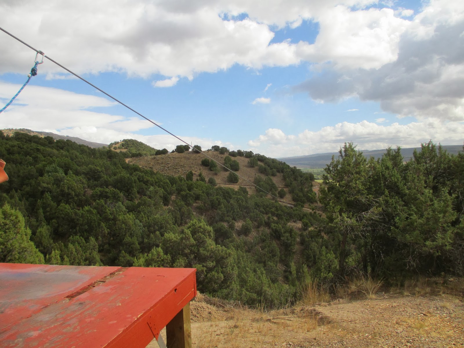 Ziplining Across the USA: Wednesday September 20 Heise Zip Ririe, Idaho