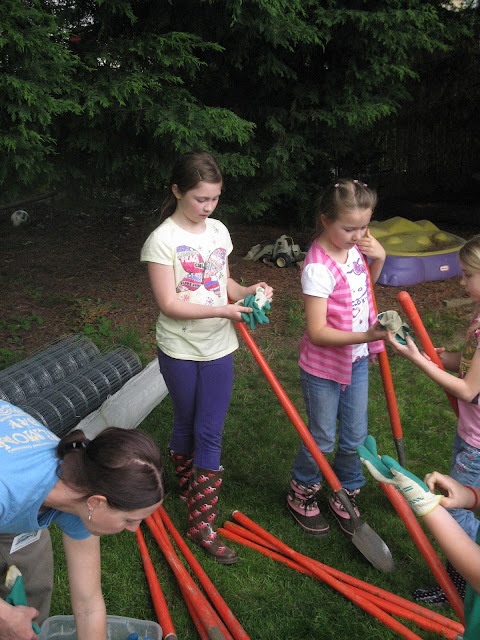 Avery and Annalise: Girl Scout Work Party