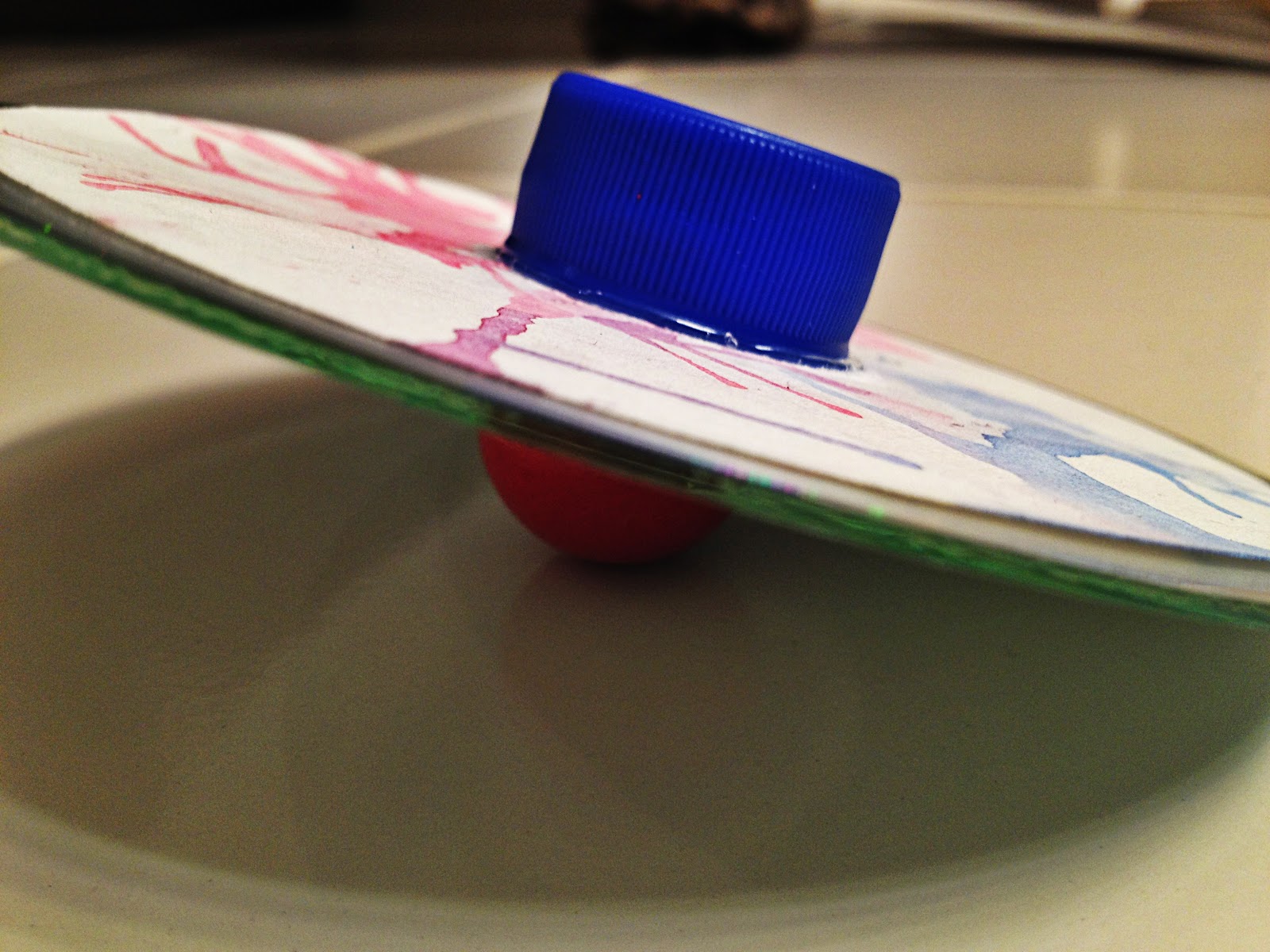 Wired and Inspired.: Kids & Crafts | 4th of July CD Spinners & Firework Art