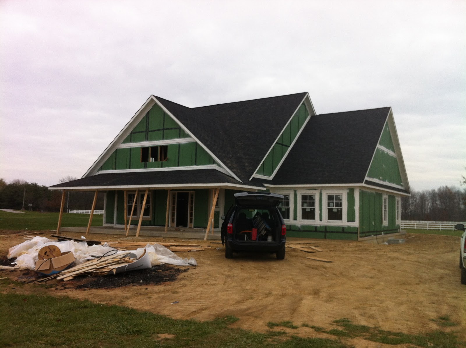 The New Stringer Home: Roofing and Electrical Rough-In Finished