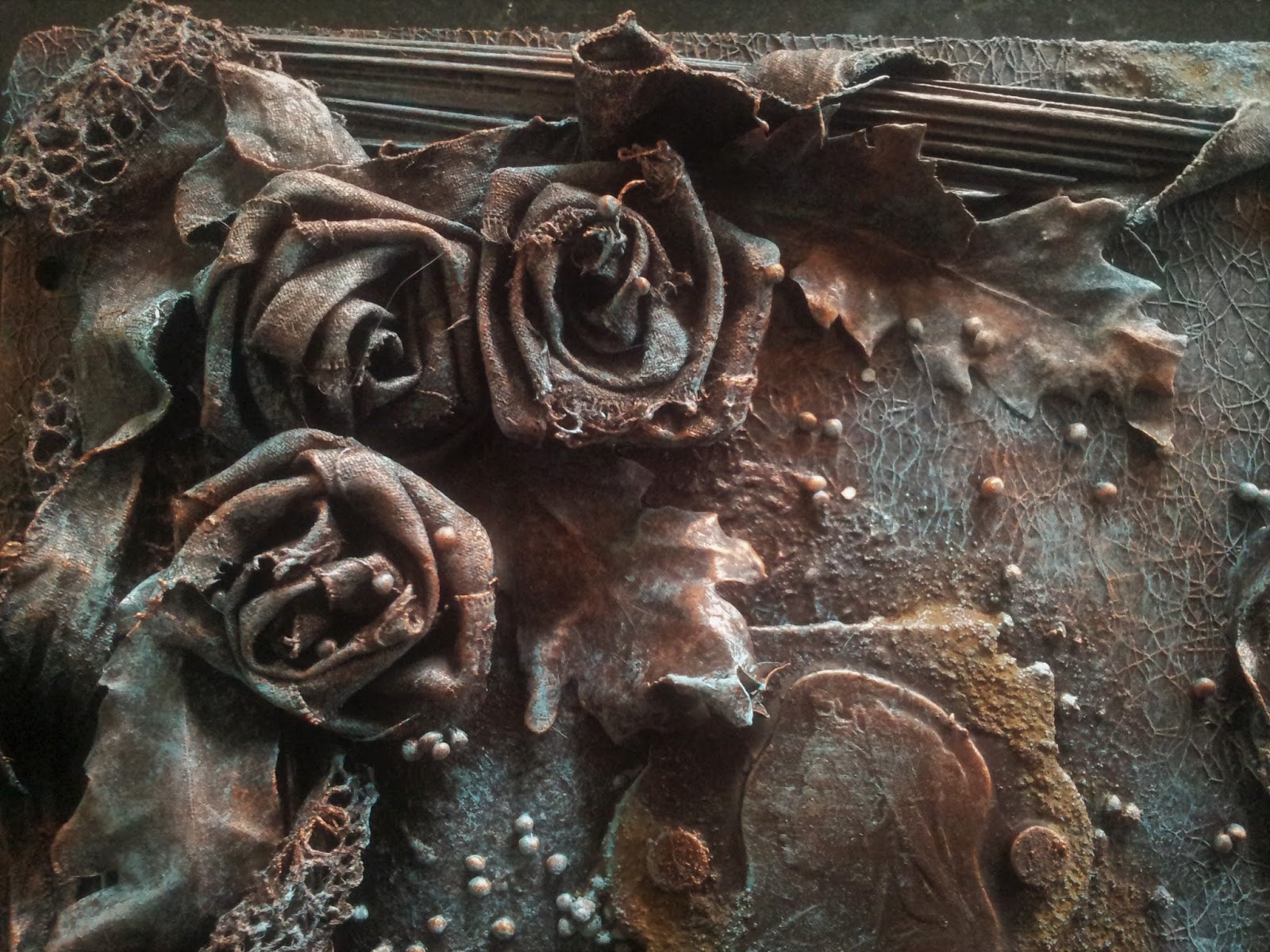 Barnsley Crafter: Powertex, The finished Journal Cover