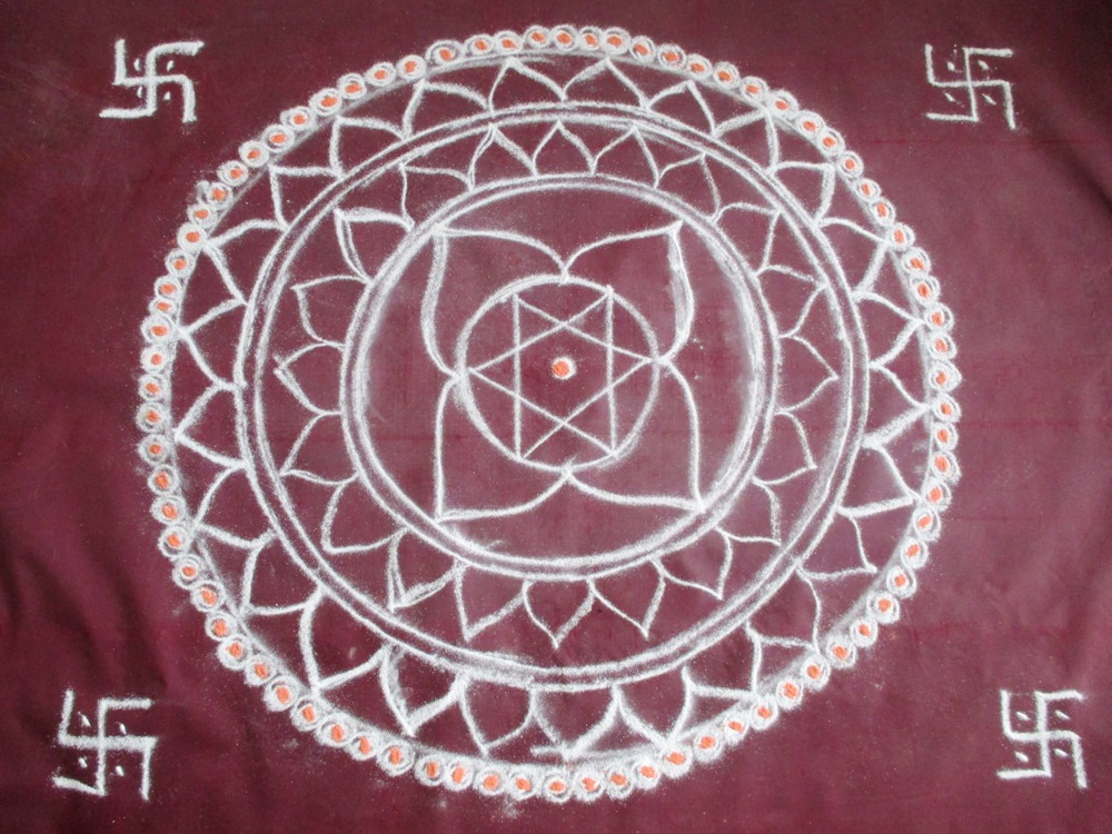 Vaibhava Laxmi Pooja Kolam
