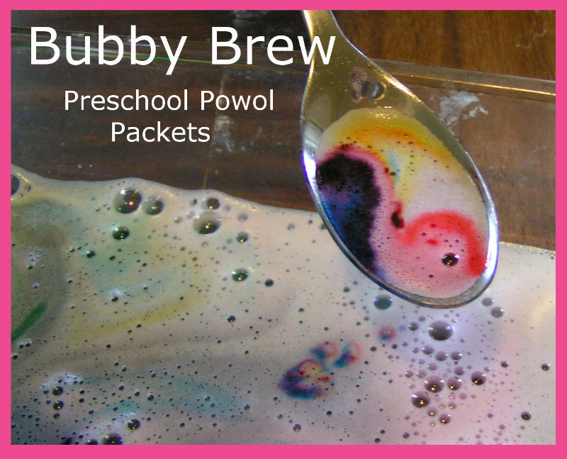 Bubbly Brew Science Experiment | Preschool Powol Packets