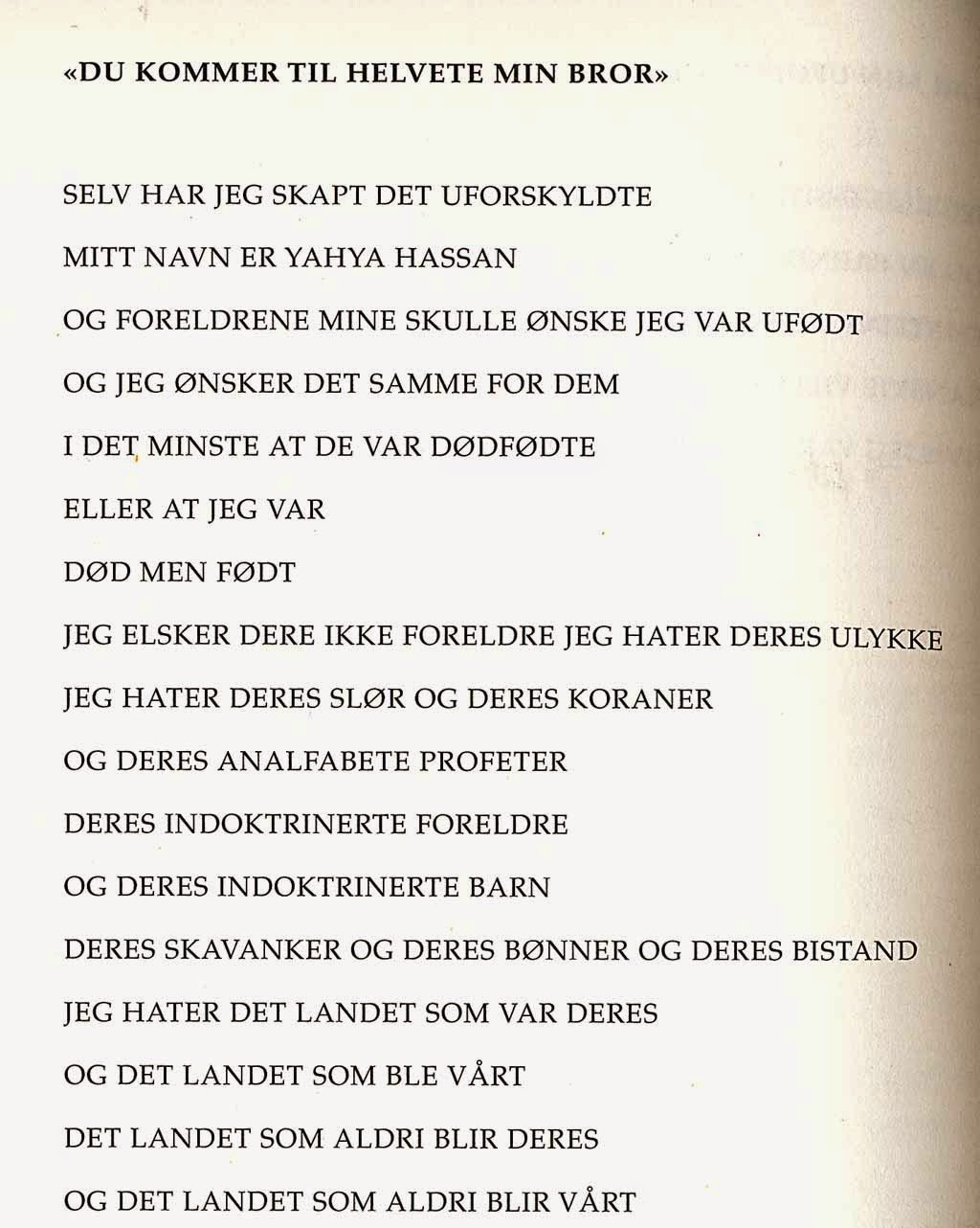 Reading Randi: Tanker om bok - Yahya Hassan: Yahya Hassan - Dikt