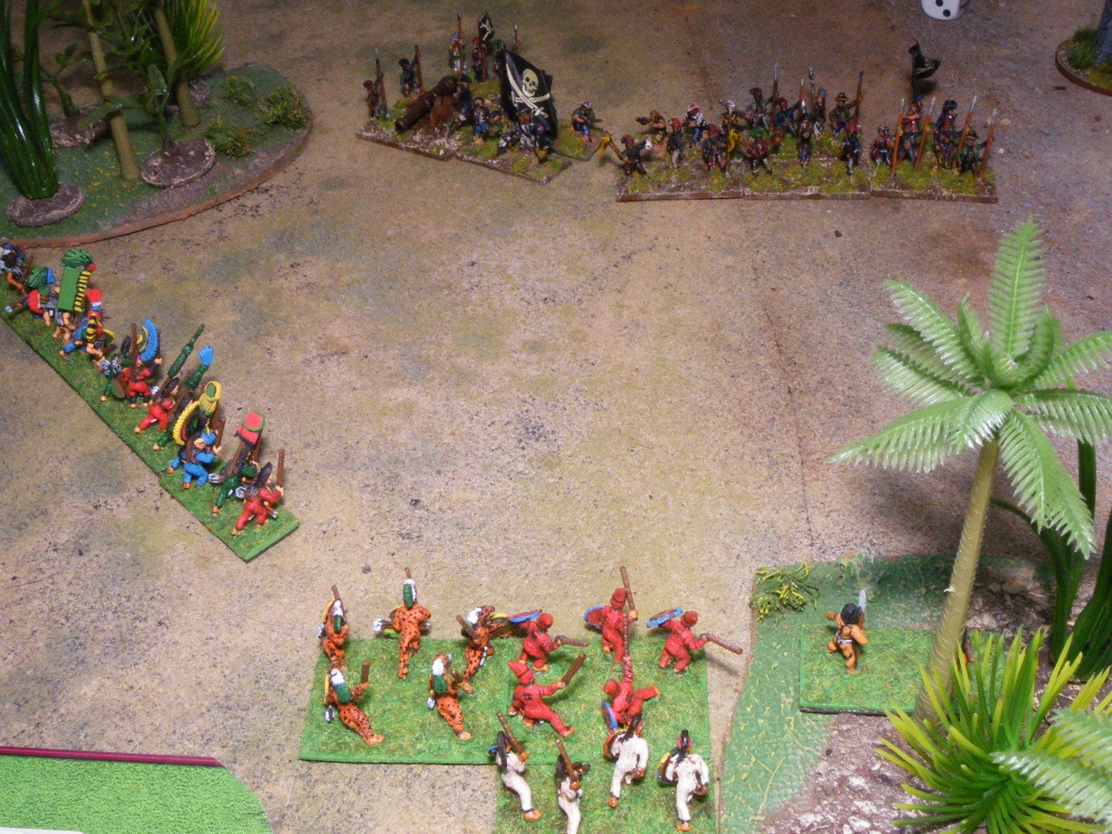 MrF's (plus Jack, Amy & Jennys!!) Gaming: DBA 15-19K Aztecs vs Spanish ...