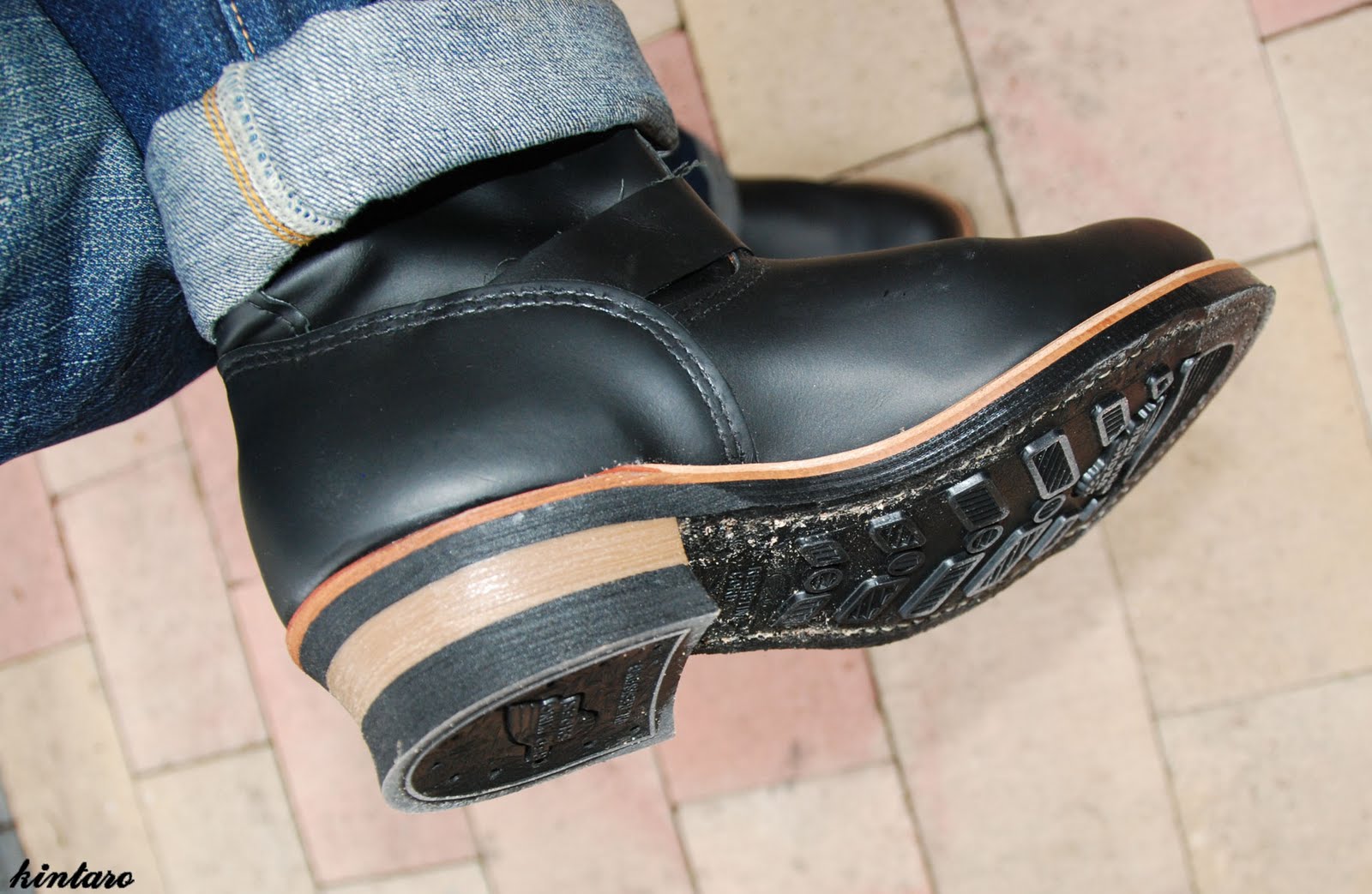 the kintaro and the koi: Red Wing 2268 engineer boots evo