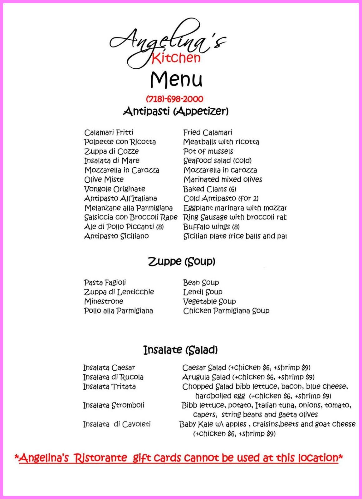 11 Cold Kitchen Menu - LNJE SHANA BROWNING'S BLOG