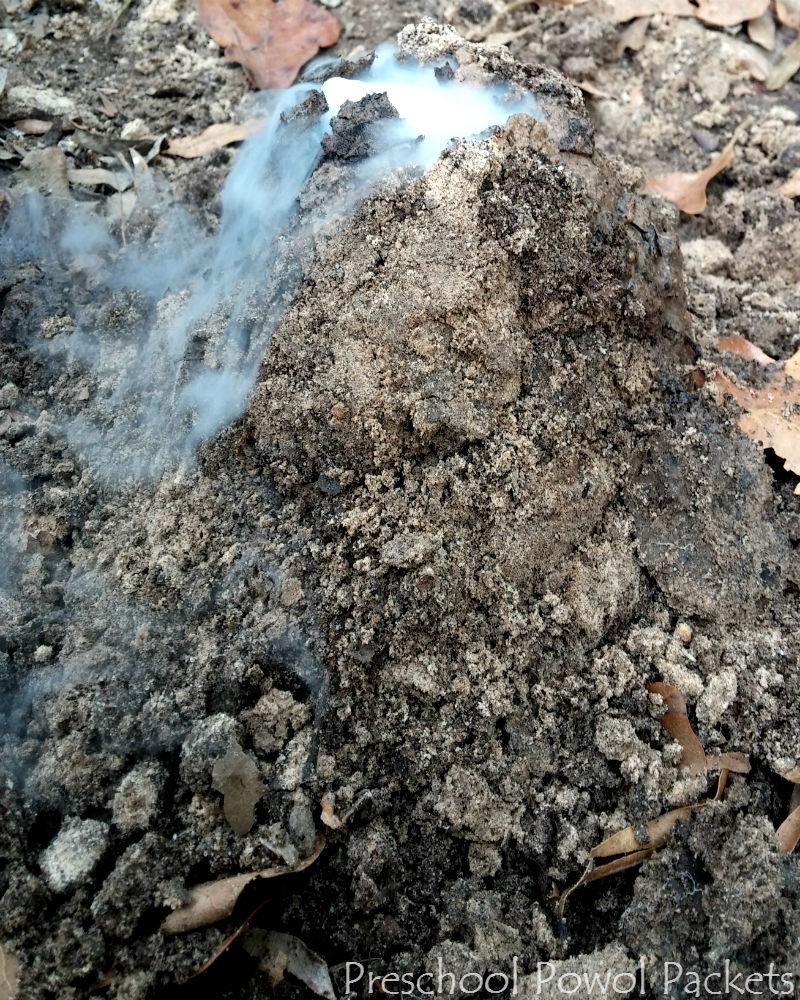 Dry Ice Volcano STEM Challenges and Science Experiment | Preschool ...