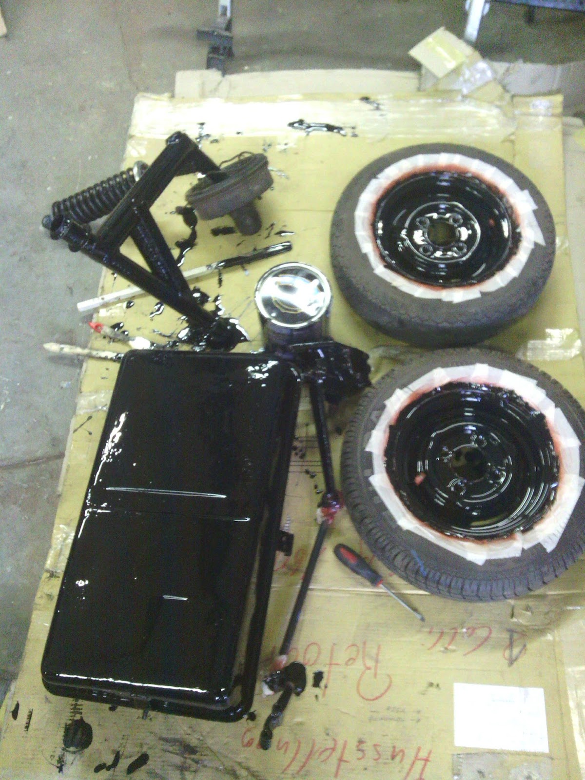 Reliant Robin mk1 Estate 1978: Chassis