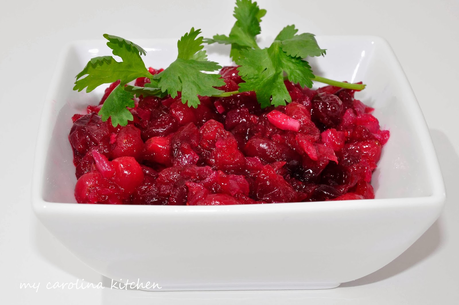 My Carolina Kitchen: A Plethora of Cranberry Sauces & Relishes