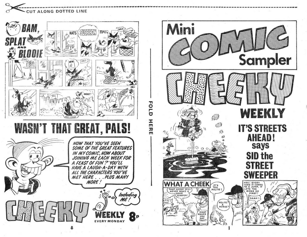 Cheeky Weekly: Mini Comics - Cheeky mini comic in Buster and Monster Fun