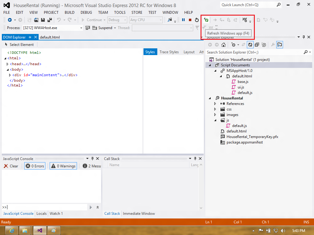 gergob: First Windows 8 App with JavaScript and HTML