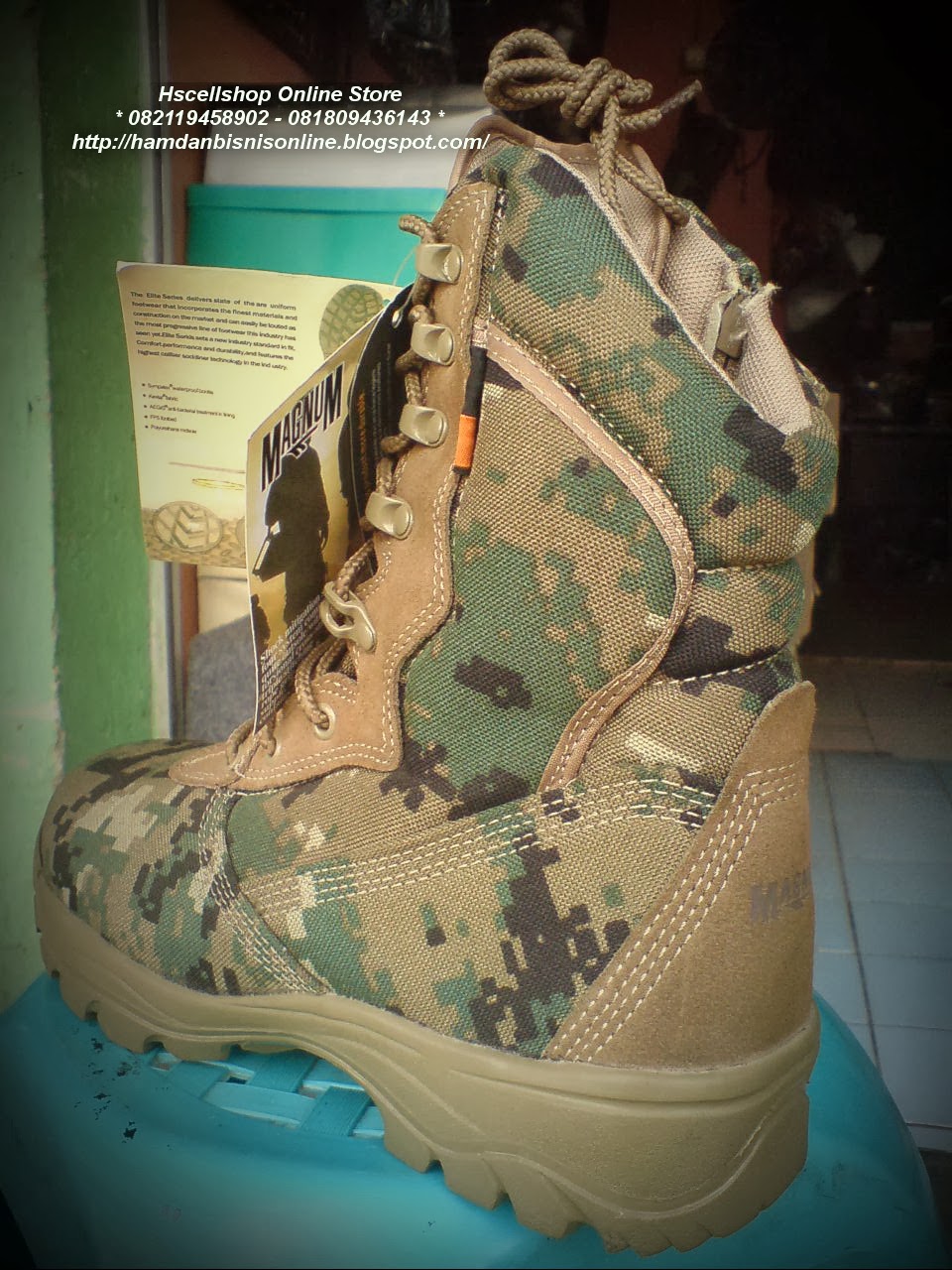 Sepatu PDL Magnum Digital Green KODE SPT 09 | hscellshop