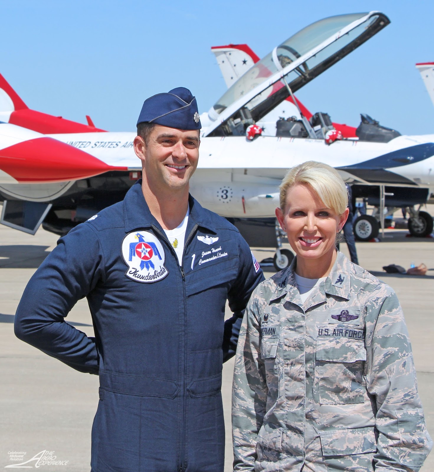 The Aero Experience: USAF Thunderbirds Arrive at Scott AFB Prior to ...