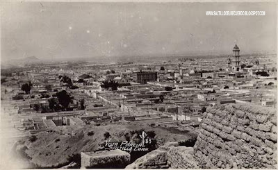 SALTILLO DEL RECUERDO: VISTA PARCIAL DE SALTILLO EN 1940...!!