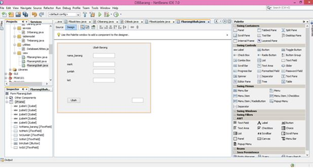 data base di oracle: Tutorial Membuat Aplikasi Inventaris Berbasis Java ...