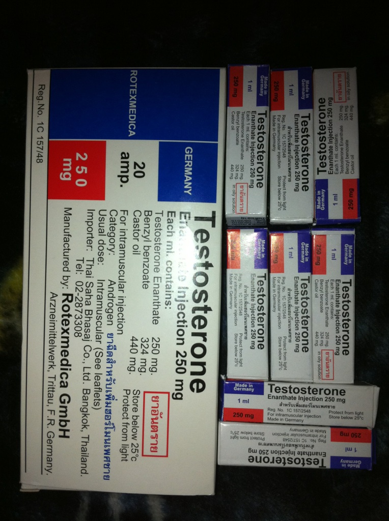 CANADIAN STEROID, NEWS AND FITNESS BLOG.: ROTEXMEDICA TESTOSERONE ENANTHATE