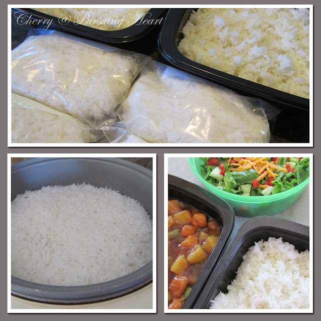 Pursuing Heart: Freezing Rice {Freezer Fare}