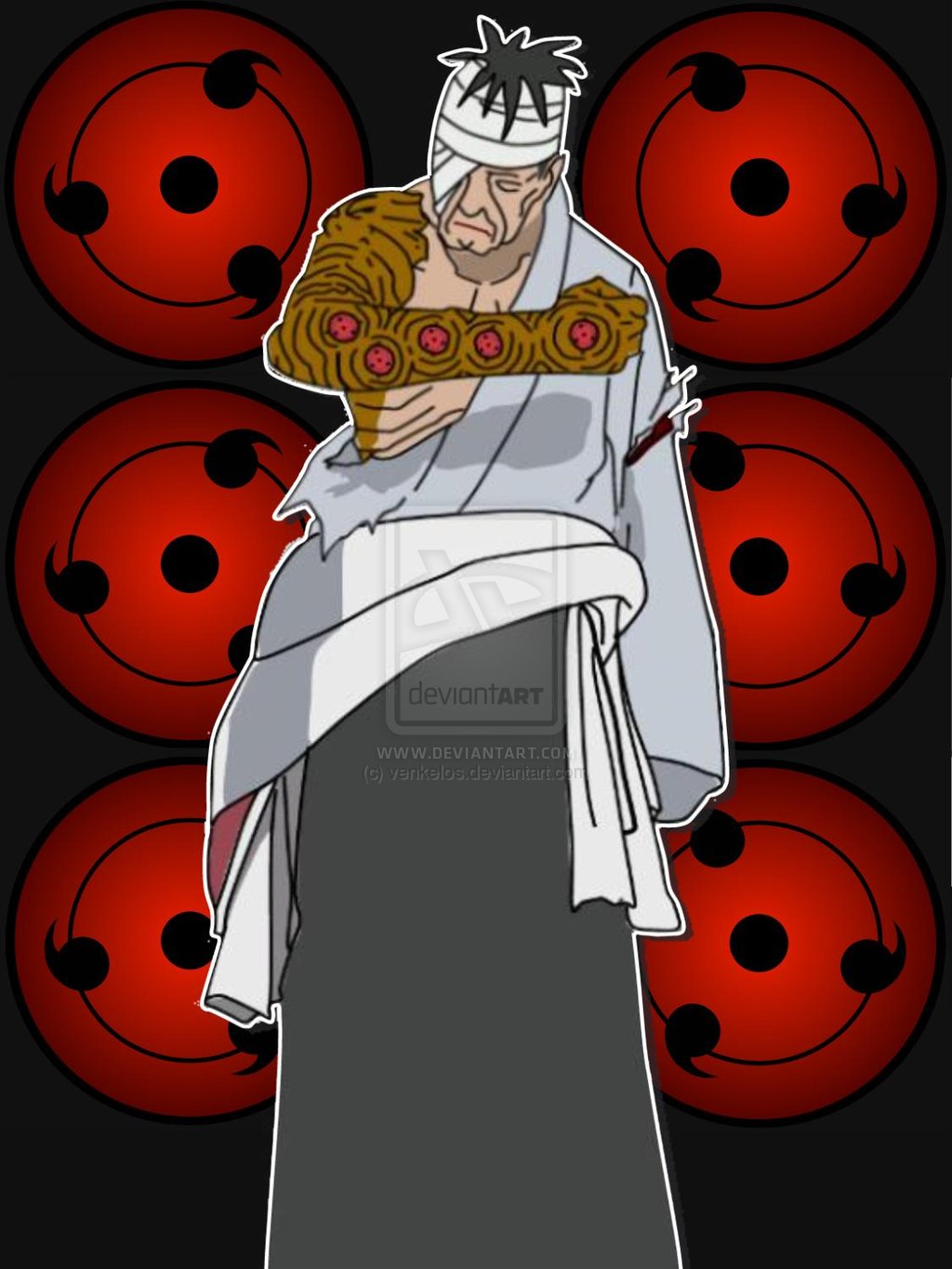 Naruto Shippuden Manga: Danzo Sharingan Imágenes.