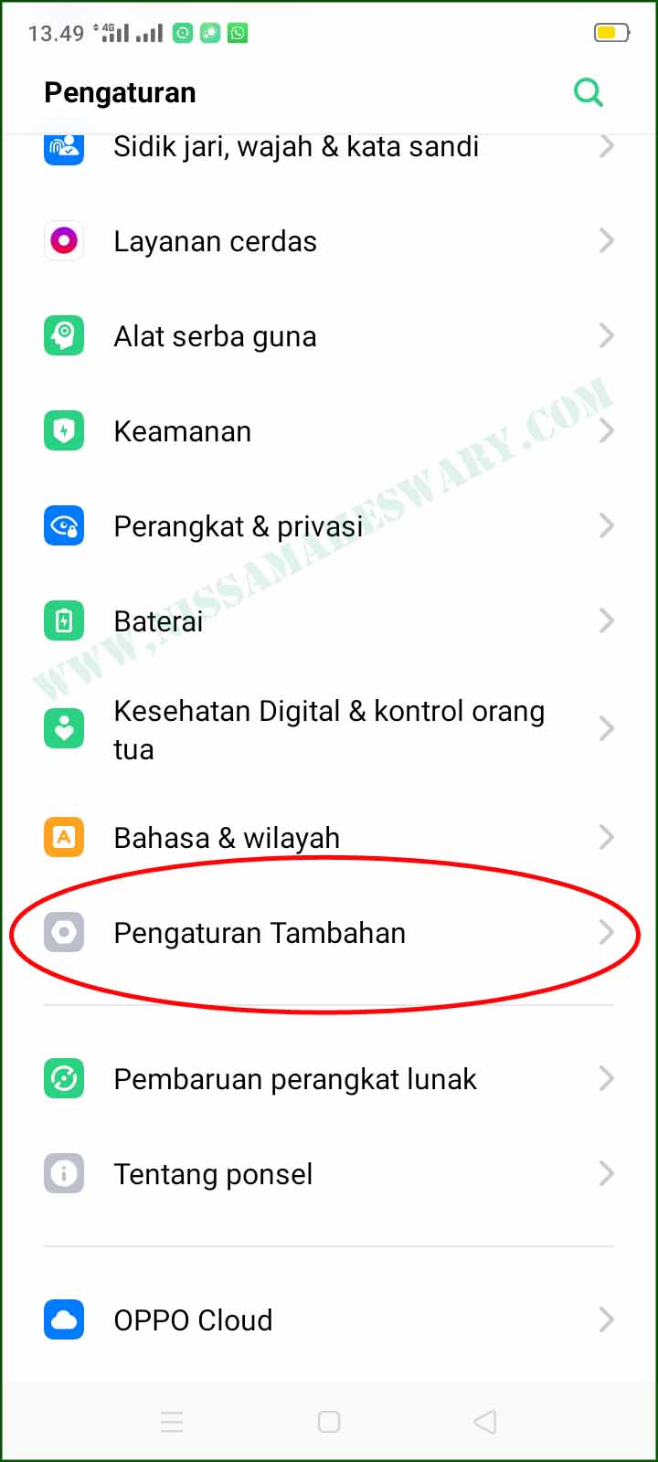 Menu Rahasia HP Oppo Yang Jarang Anda Ketahui. - nissamaheswary.com