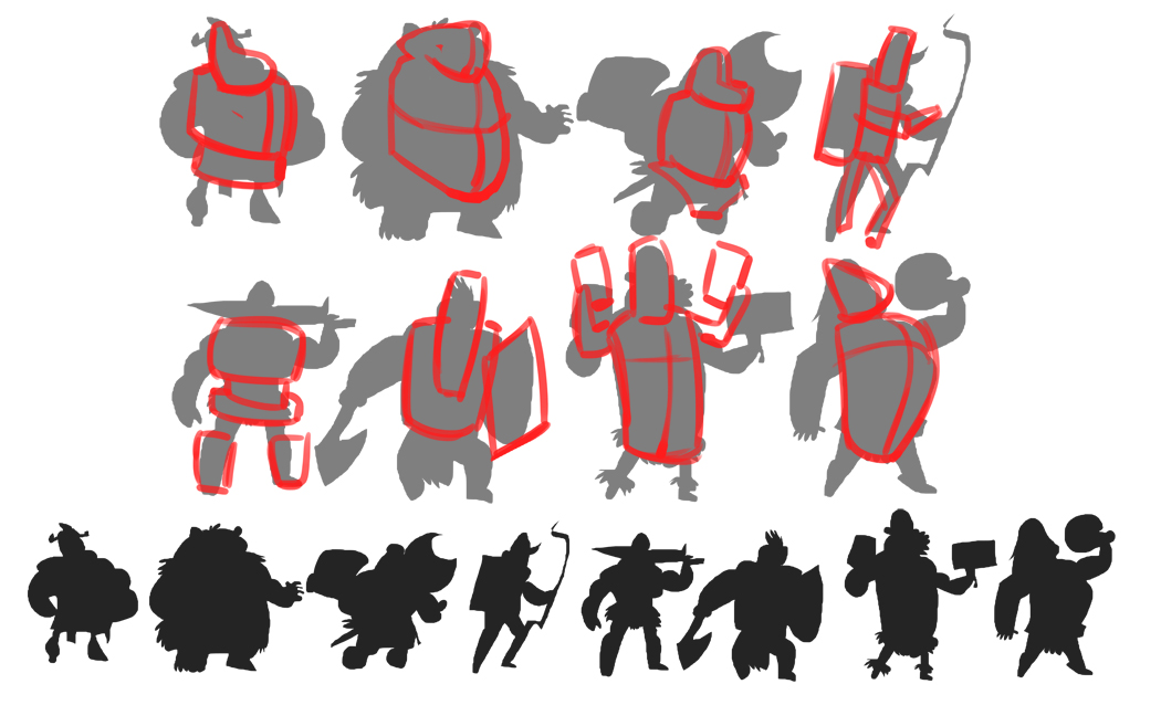 Rick Lacy: Character Design Class: Lesson: Silhouette