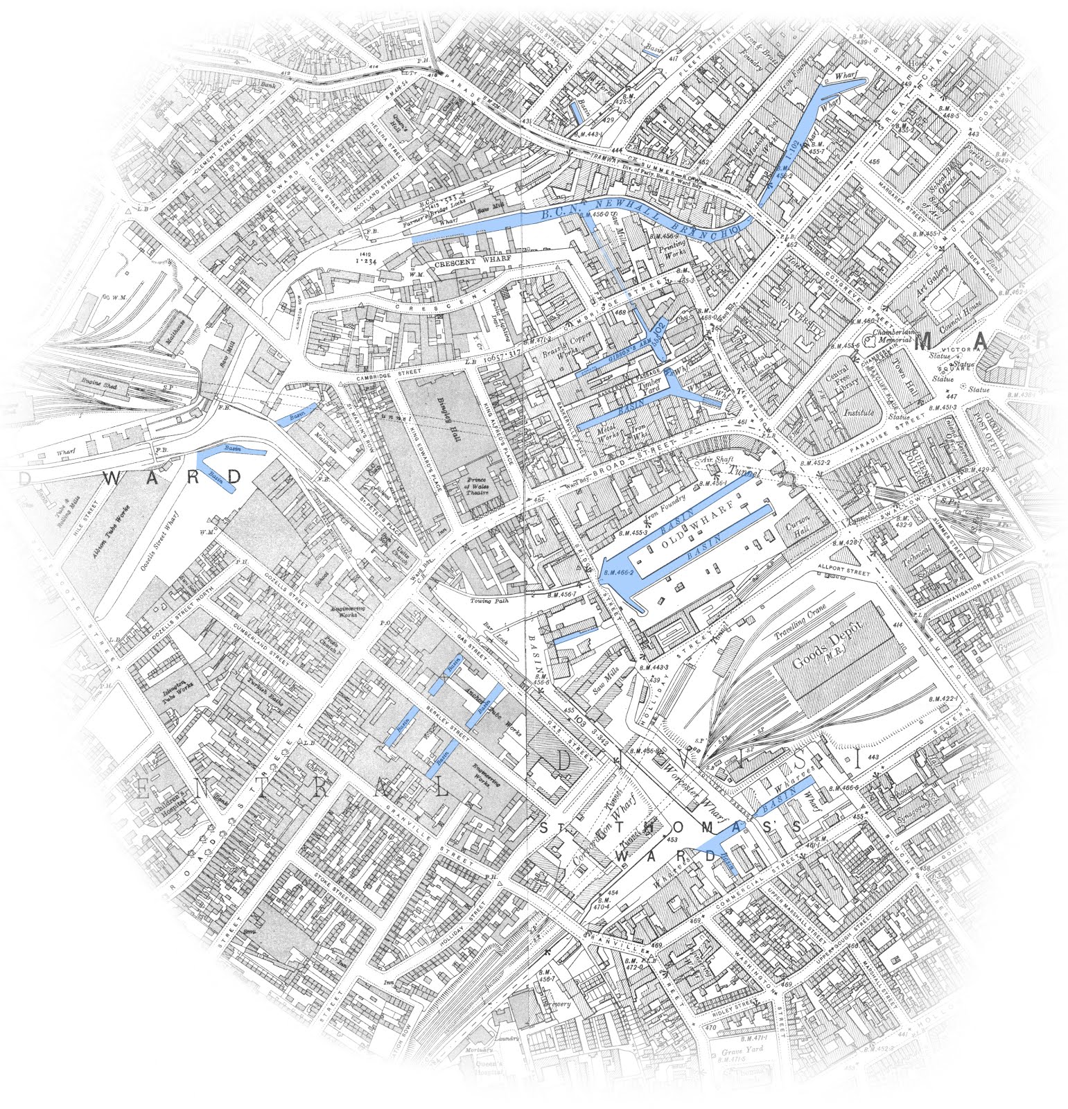 Captain Ahab's Watery Tales: Birmingham central canals homepage