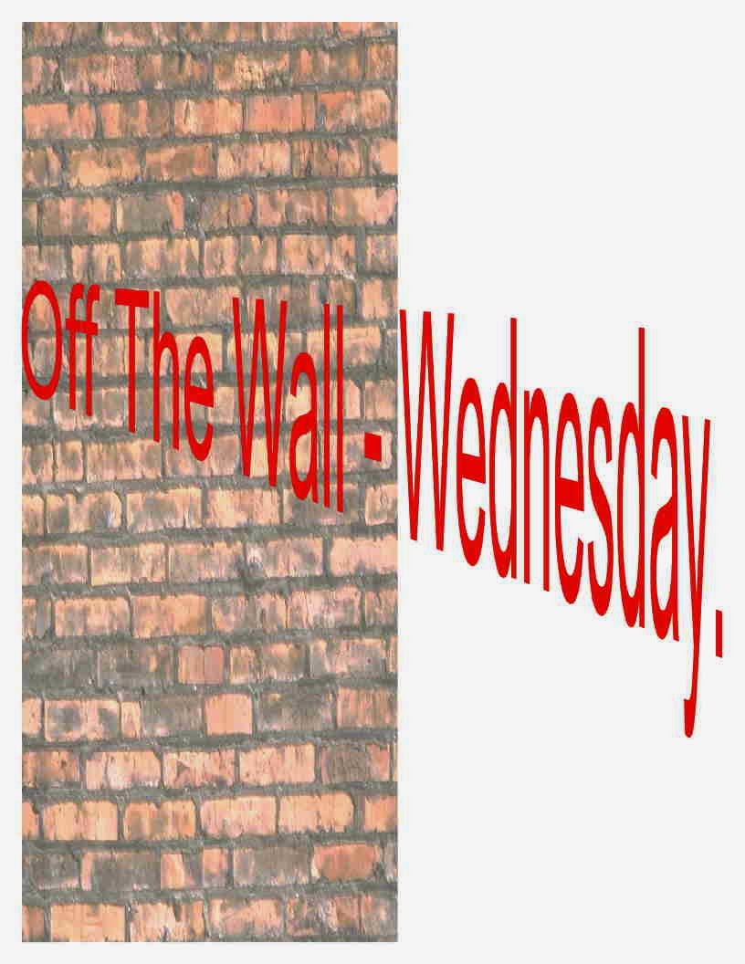 Whats Next? The Future: : Off the Wall- Wednesday June 3, 2015