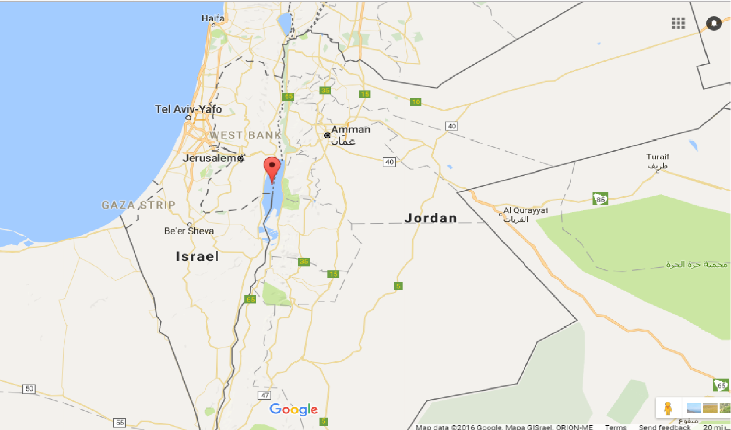 Exploring the Geography of the Dead Sea: 2016