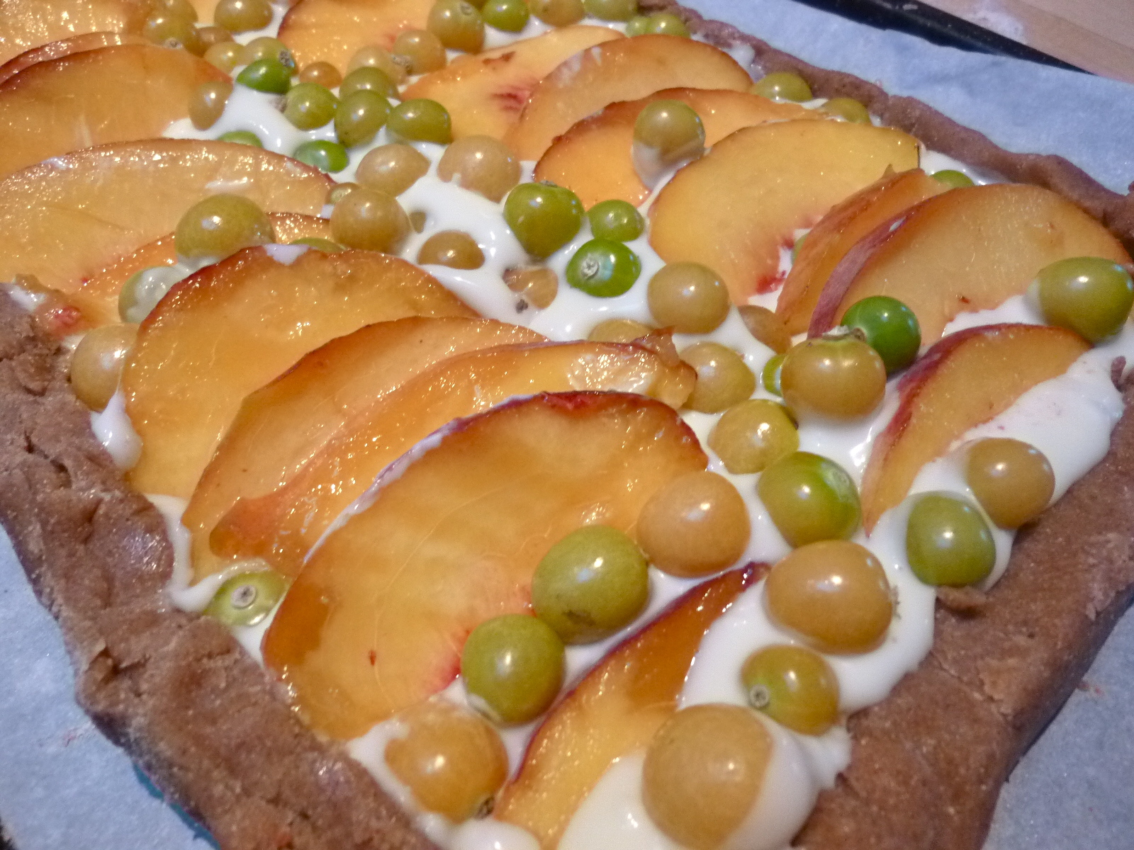 Peach Ground Cherry Galette – Diary of a Mad Hausfrau