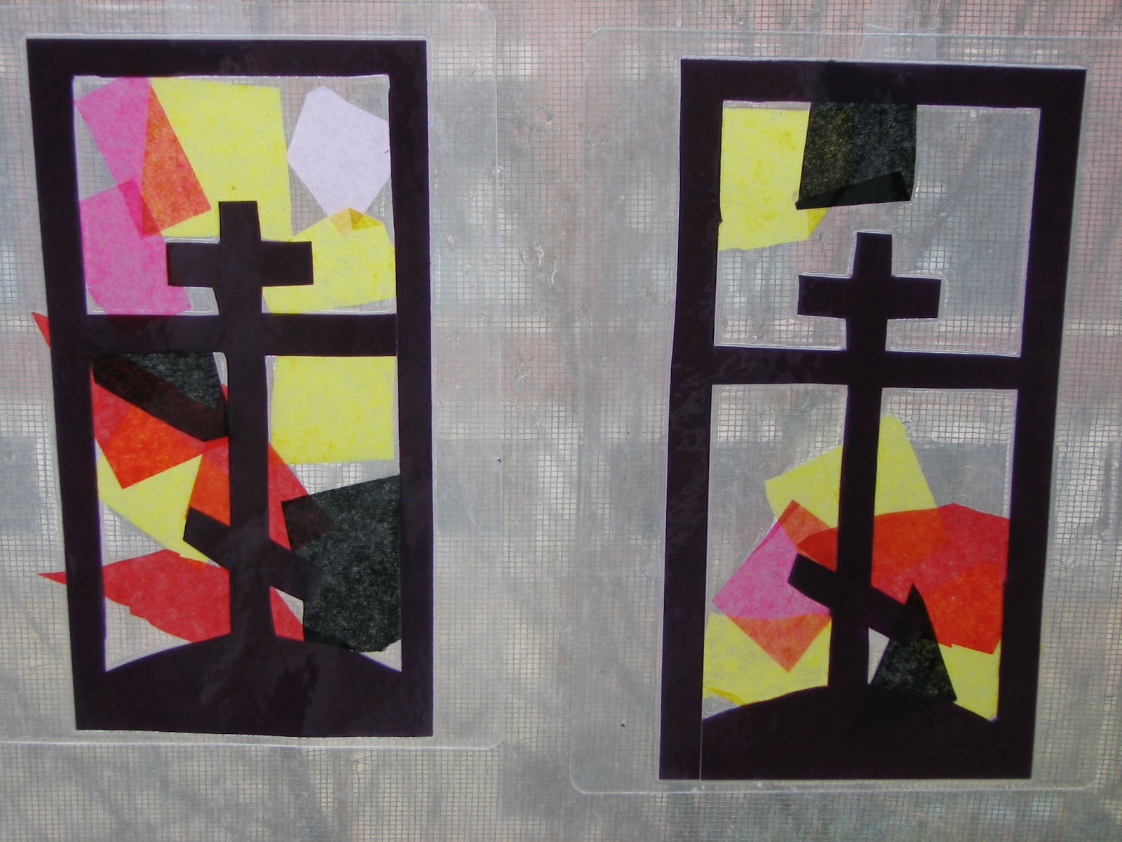 A Day's Journey: Stained Glass Cross Craft