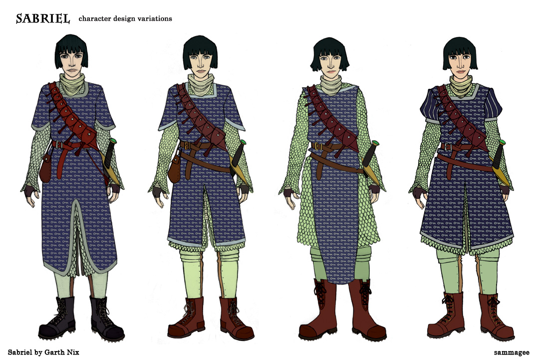 Sam Magee | Sketchblog + Illustration: Sabriel character design