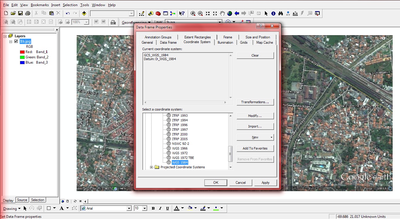 Damn !! I Love Suradjiwijaya Clan: Georeferencing peta citra dari ...