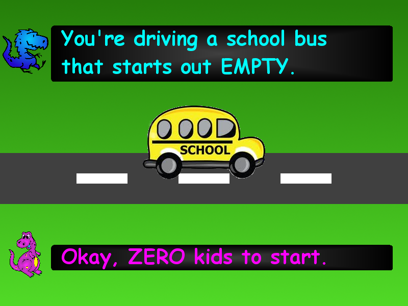 DinoFact: Trick Question: School Bus Math