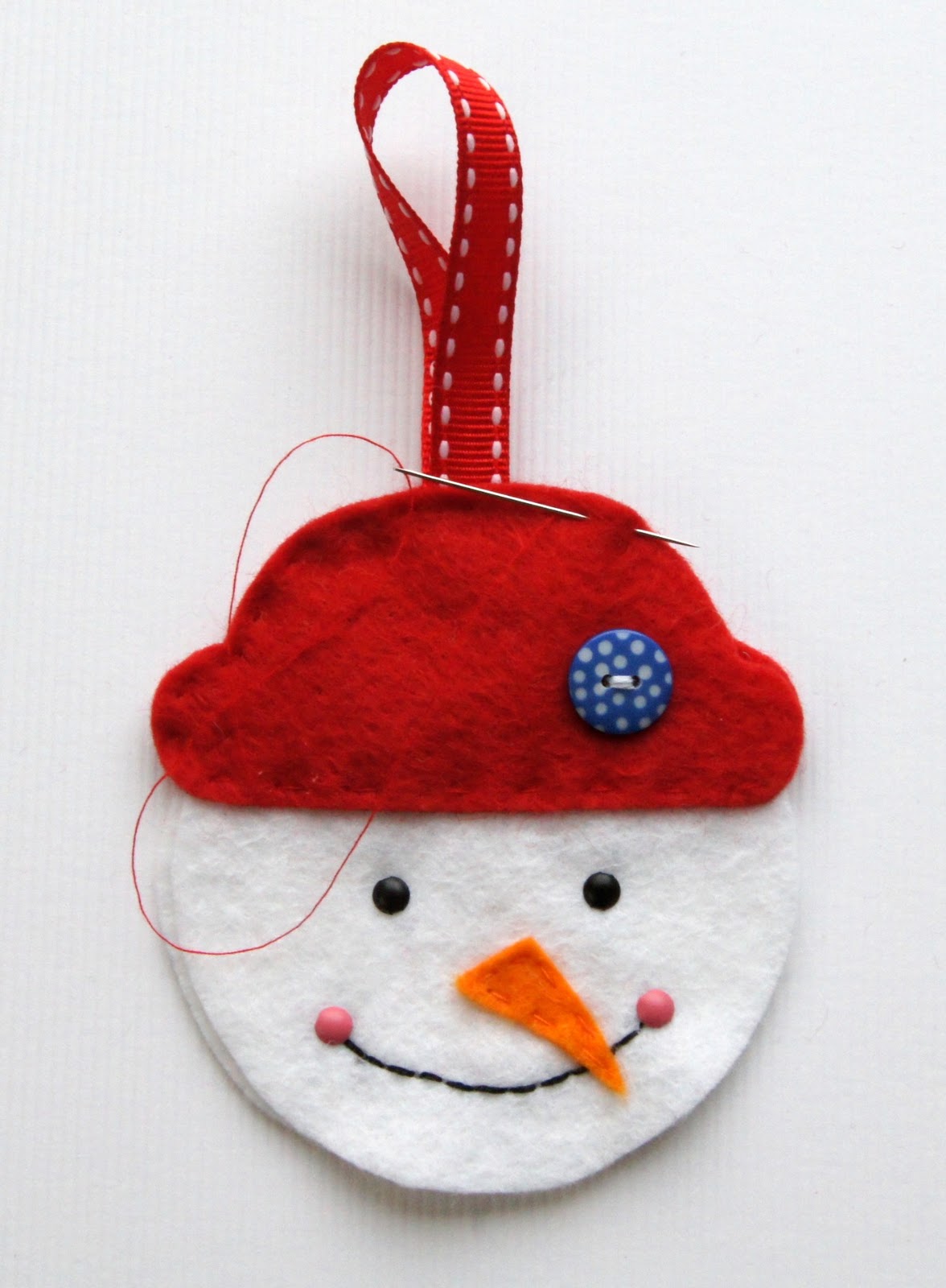 Tied with a Ribbon: Snowman Tutorial