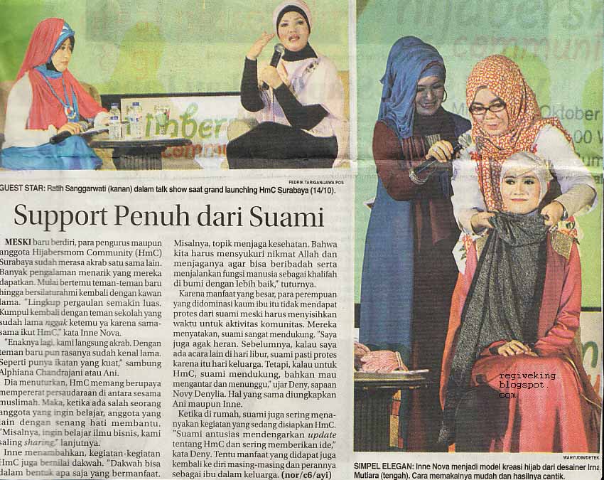 Clippings of Indonesian Women in Print Media: Ratih Sanggarwati