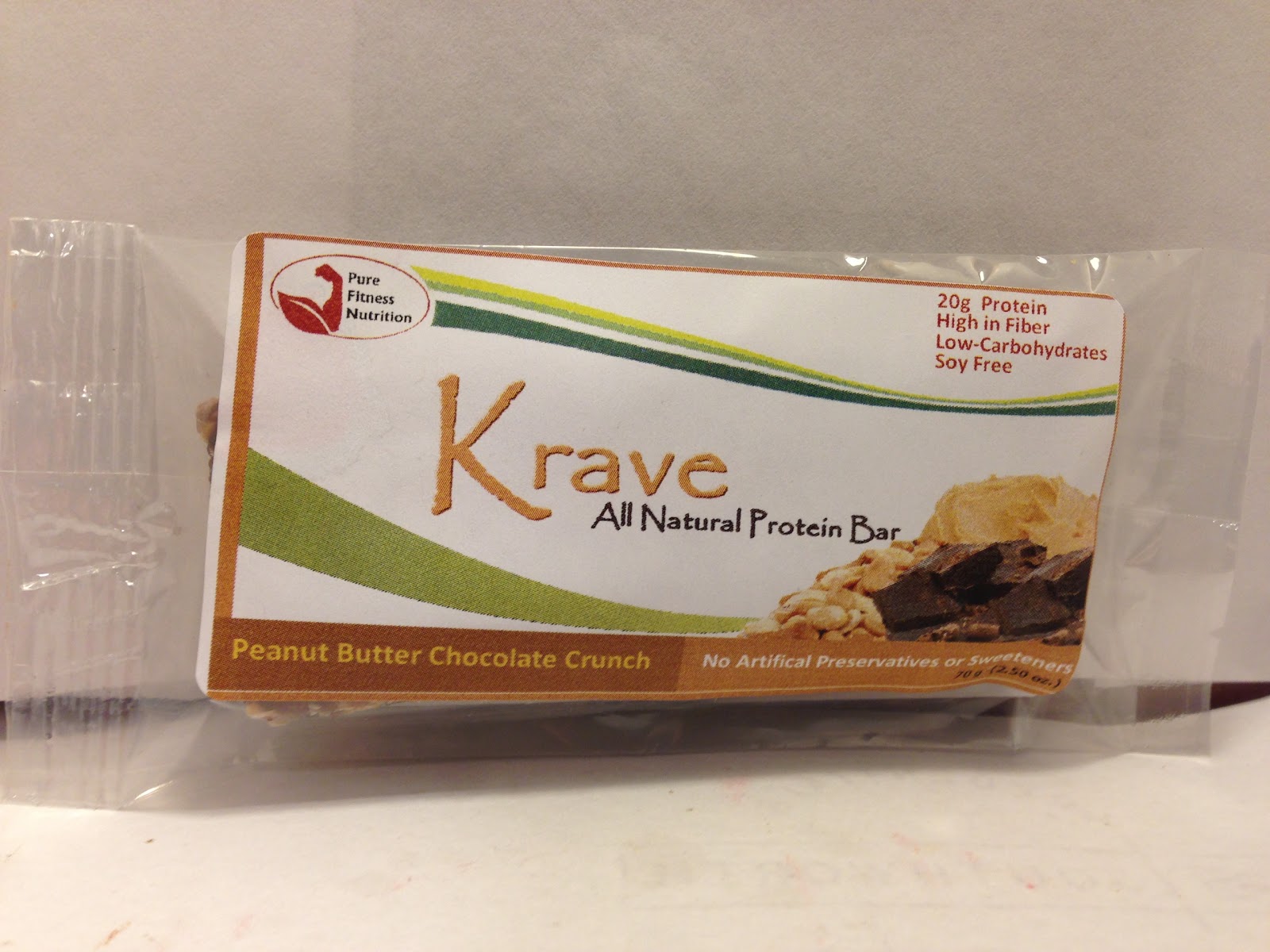 Crazy Food Dude: Review: Pure Fitness Nutrition Krave Peanut Butter ...