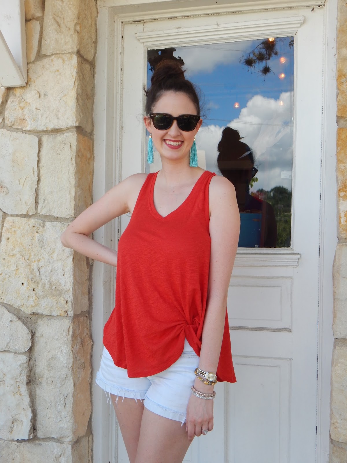 Preppy Lane: Red tank
