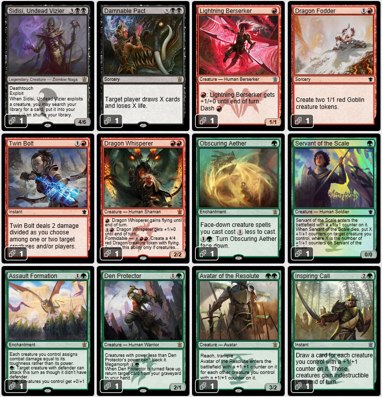 Magic the Gathering Adventures: The New Era Cube: Khans of Tarkir Block ...