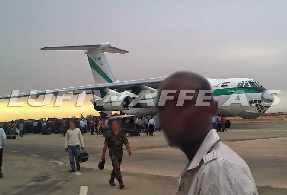 Luftwaffe A.S: Mysterious 'السورية' Il-76 in Syria!