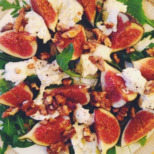 Viigimarjad juustu, Kreeka pähklite ja meega