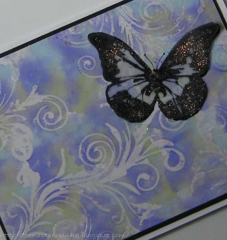 Trena's Stampin' Headquarters: Batik Technique with Spectrum Noir Ink ...