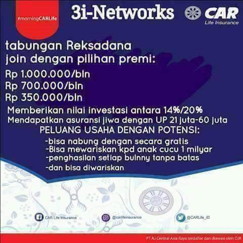 Mengenal Bisnis 3i Networks - Bisnis CAR 3i Network