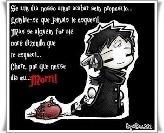 "Coisas de Emo": "Frases e poemas"