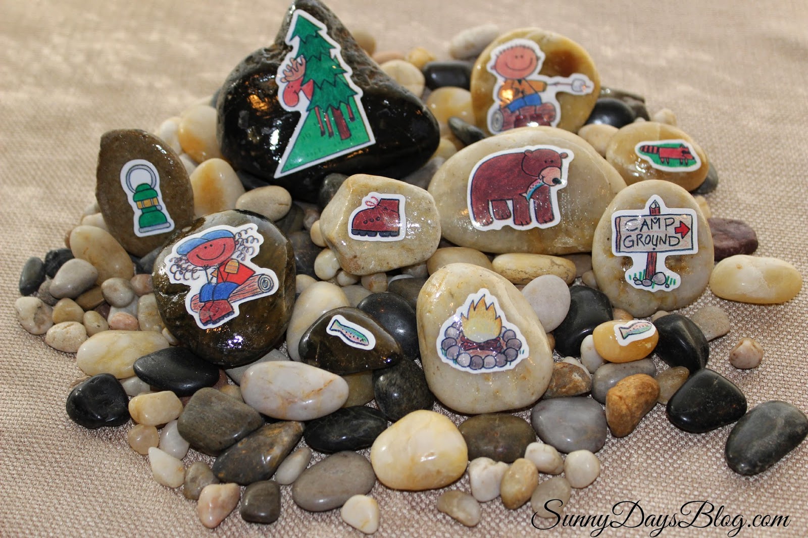 DIY Story Stones - Sunny Days in Second Grade