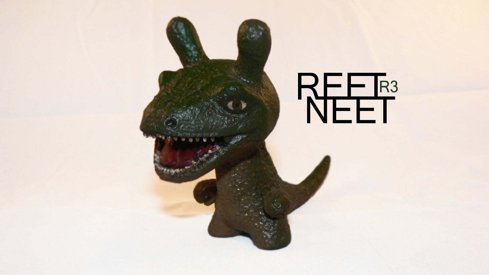 Dunny Addicts: Custom: 3" Dunny - D-Rex by Reet Neet (R3)