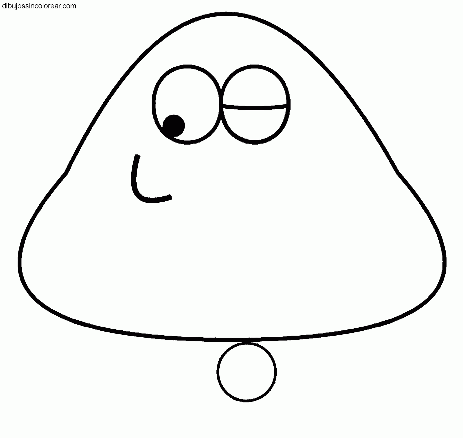Pou Coloring Pages Coloring Pages