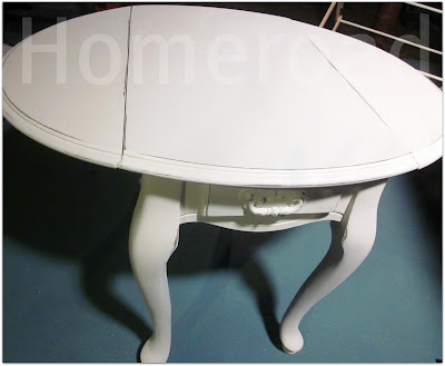How to Paint a Shabby Drop Leaf Table