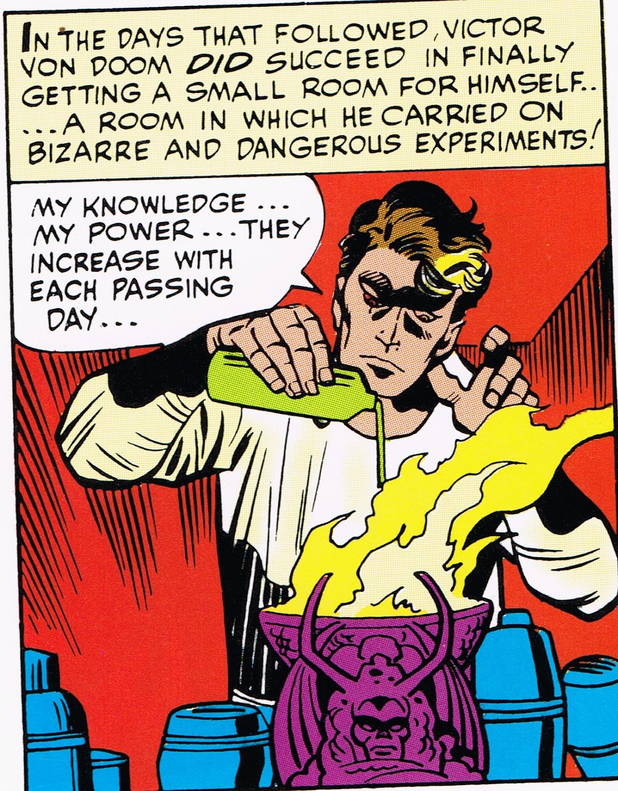 Cap'n's Comics: The Face Of Doctor Doom by Jack Kirby