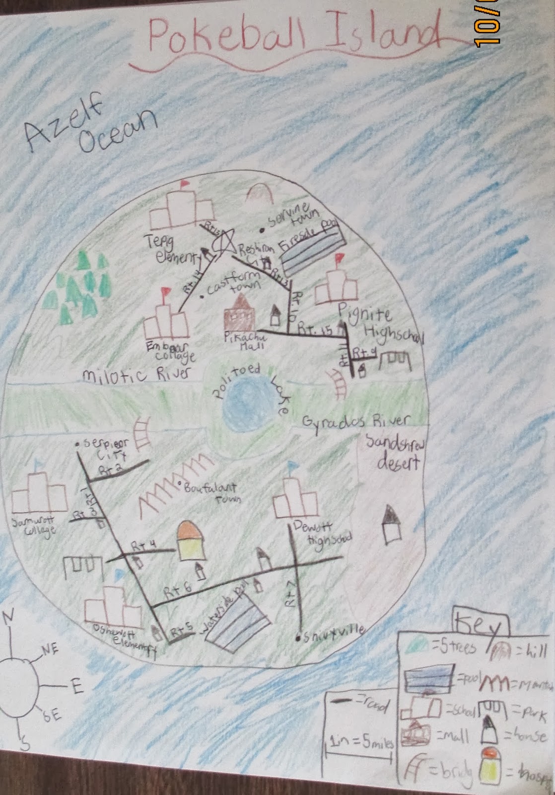 Mrs. Currie's Cool Class!: Island Map Project