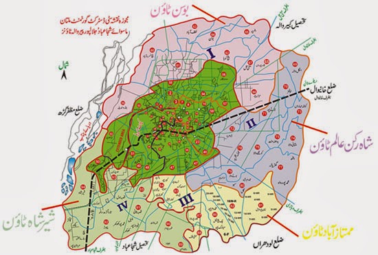 Multan is Multan: Map of Multan